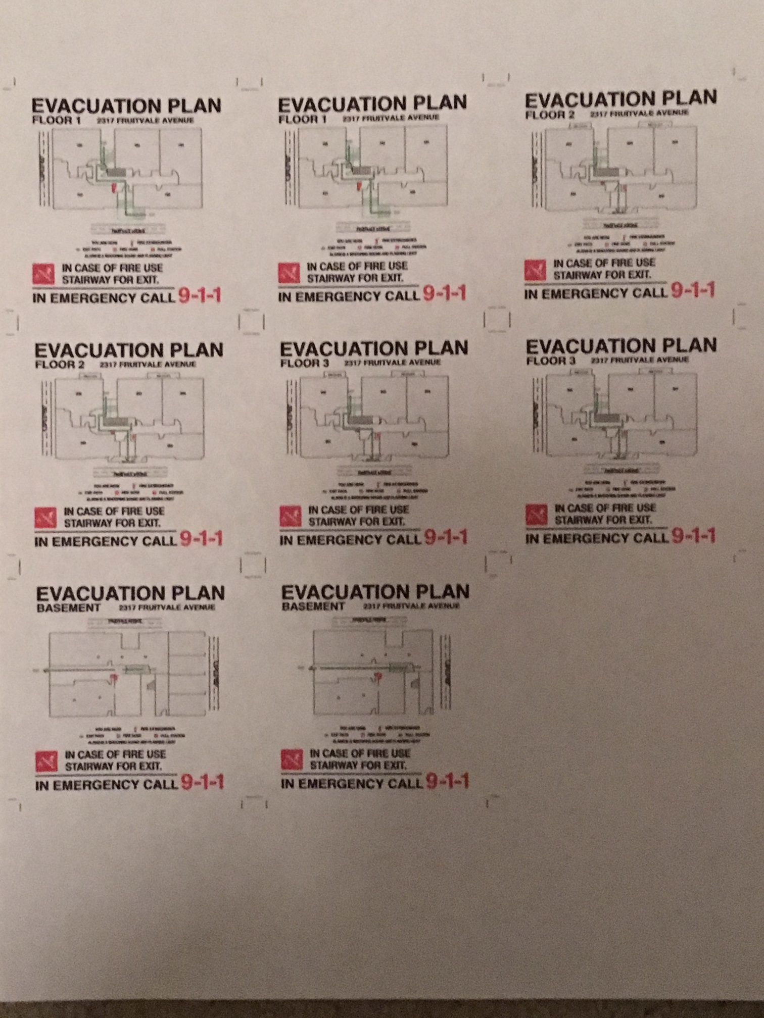 Oakland, CA – Evacuation Maps for A Fruitvale Area Building - SignWorks ...