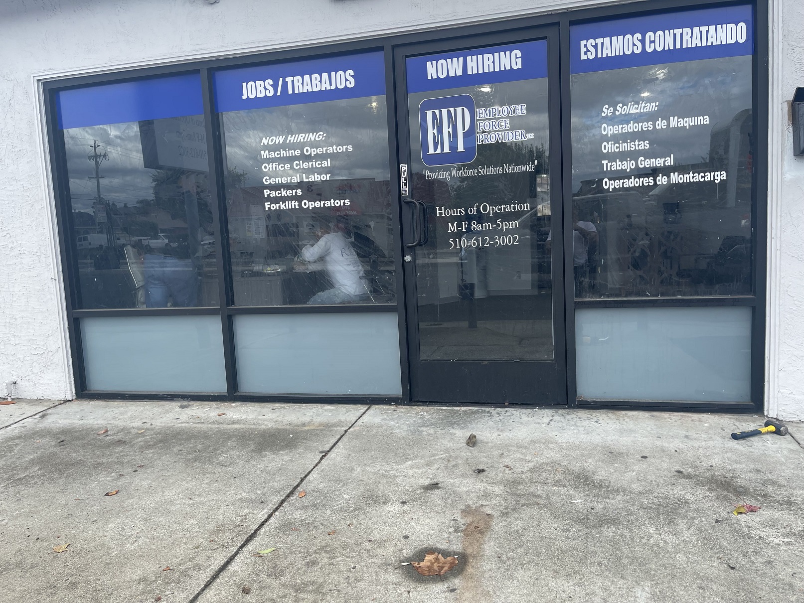 Hayward, CA – EFP Ready to Apply (RTA) Cut Vinyl Window Graphics ...